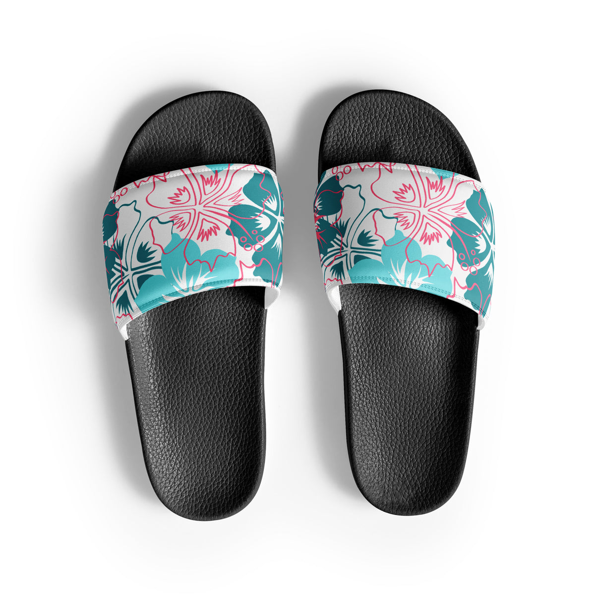 Hibiscus Women's slides – Coastal Caribbean